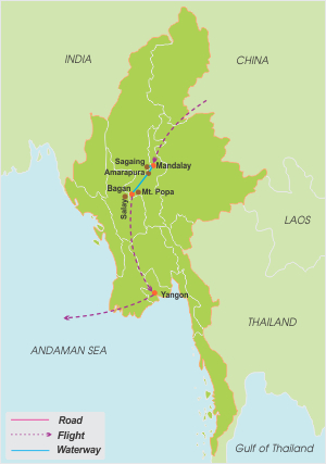 Cruise Irrawaddy River - 8 Days - Myanmar Tours