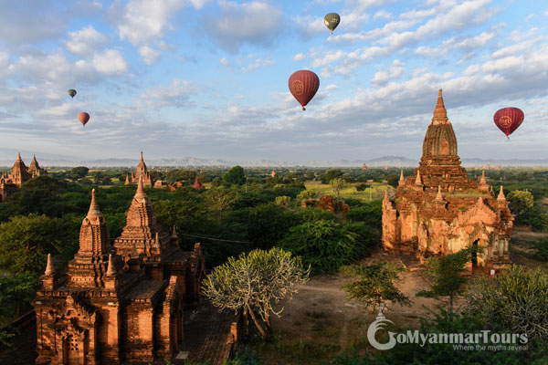 Bagan Sunset Photos - Myanmar Tours