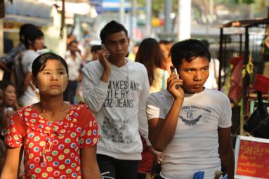 Mobile Phones in Myanmar - Myanmar Tours