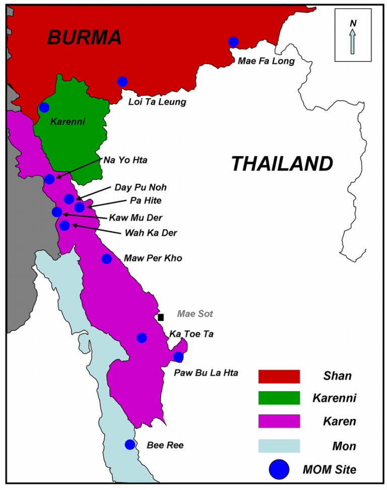 Myanmar Map - Myanmar Tours